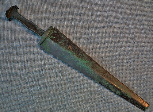 Ancient Bronze Dagger Sword 2nd millennium BC Caspian Sea Azerbaijan ...