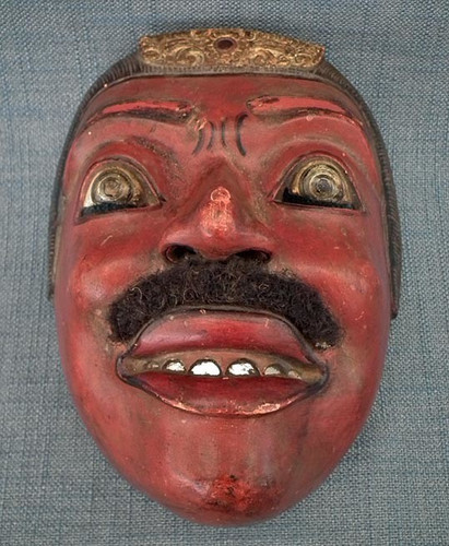 Antique 19th Century Indonesian-Javanese Wayang Topeng Mask | 101antiques
