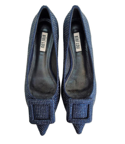 Bibi navy | Joseph Azagury London - Luxury Designer Women's Shoes & Boots