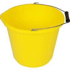 Small Yellow Bucket 14LtrValley Hill Builders