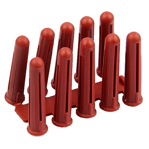 Red Expansion Plugs (BAG OF 200)Valley Hill Builders