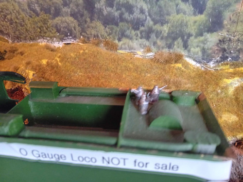 O Gauge Oil can sets of 3 hand painted in Silver | Moor View Models