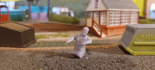 FIG: BR52: O Gauge Diesel Driver sitting no legs with arms to the side ...