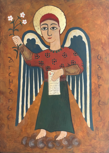 Self-paced Icon Writing Retreat: Coptic Iconography, Archangel Gabriel ...