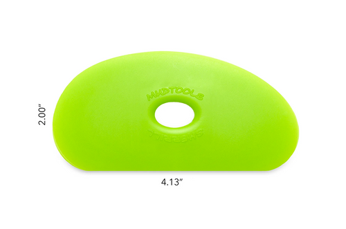 Mudtools Shape 5 Polymer Rib - Green | Meet Ceramics
