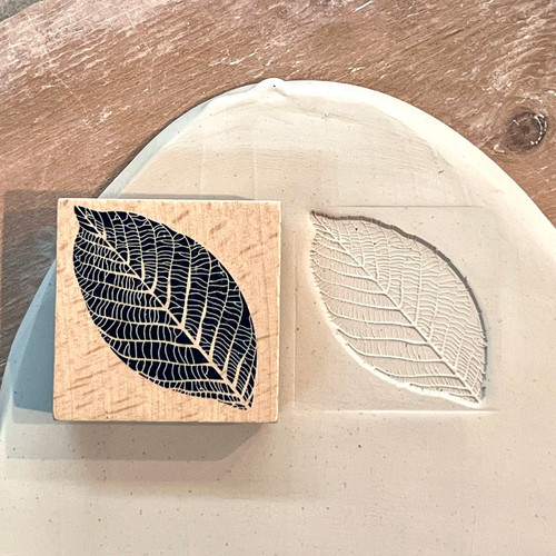 Wooden Stamps Leaf Pattern - Elm | Meet Ceramics