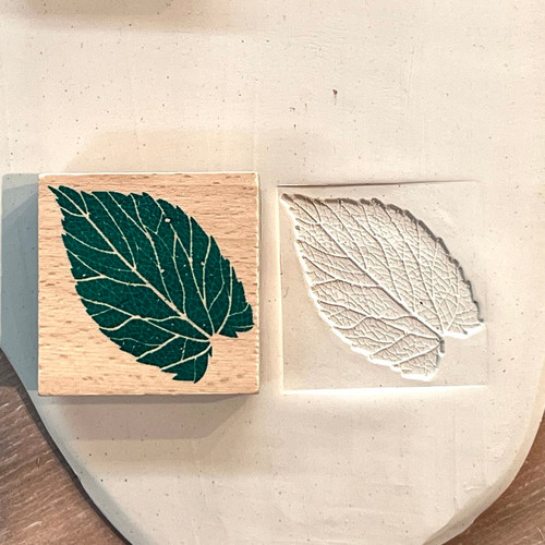 Wooden Stamps Leaf Pattern - Mulberry | Meet Ceramics