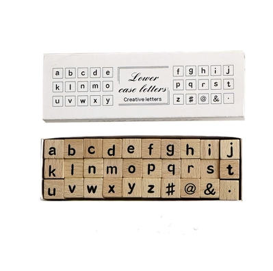 Alphabet Lowercase Set of 30 /Stamp | Meet Ceramics