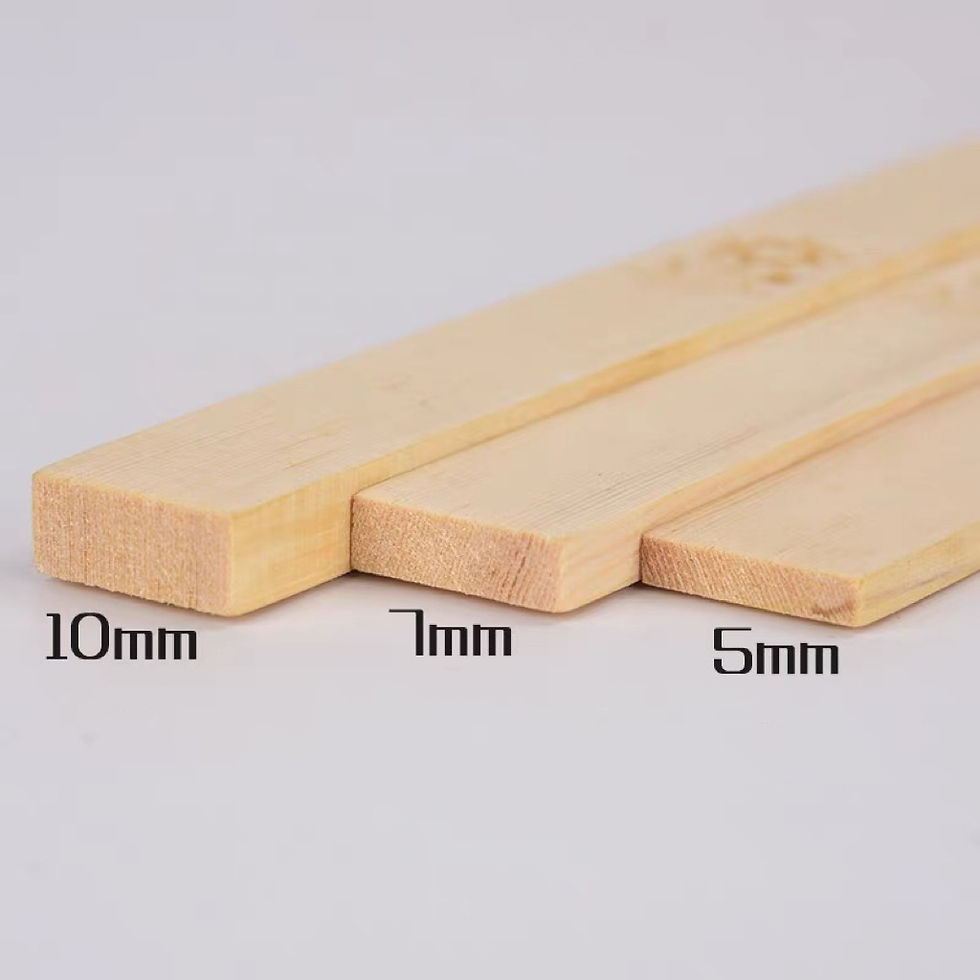 Slab Rolling Sticks (timber, set of 3 pairs) | Meet Ceramics