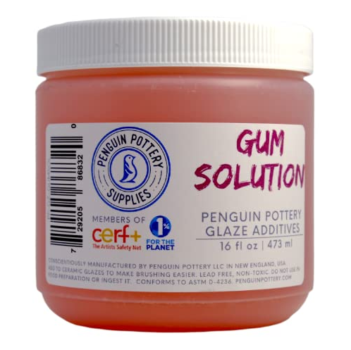 Penguin Pottery - CMC Gum Solution - Add to Glazes to Improve ...
