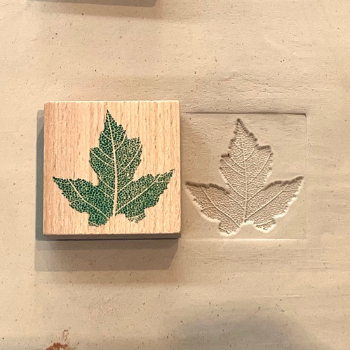 Wooden Stamps Leaf Pattern - Maple | Meet Ceramics