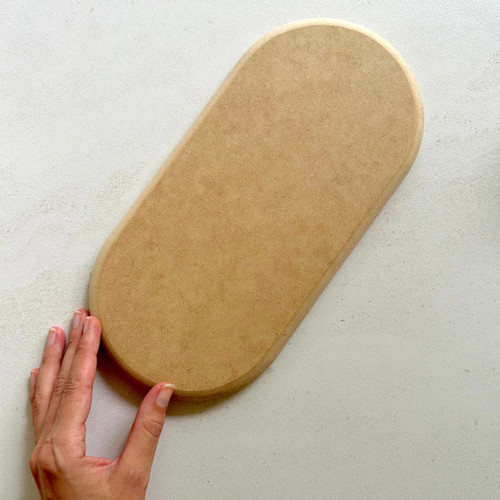 Fin Large Oblong Pottery Form with Roundover Edge | Meet Ceramics