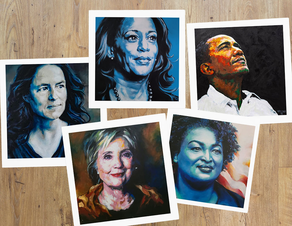 Defenders Of Democracy series, high-quality postcard set | Rochelle ...
