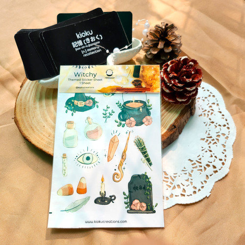 Witchy Sticker Sheet | Kioku Creations