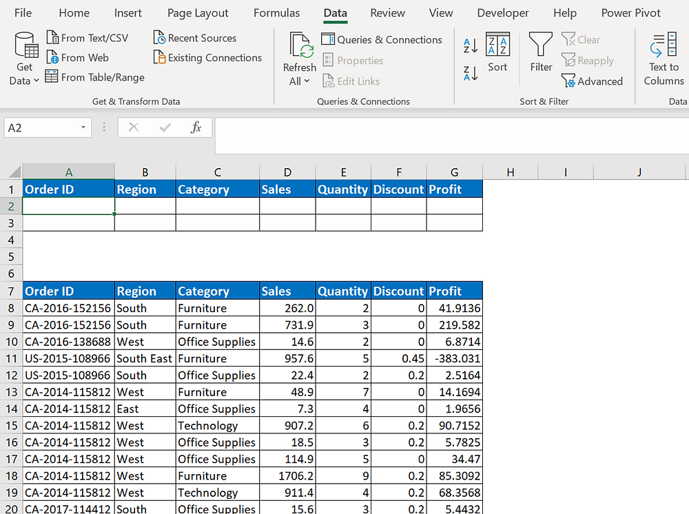 All about Advanced Filter in Excel- User interface