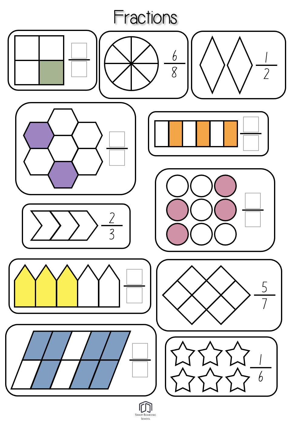 Equivalent Fractions Worksheet