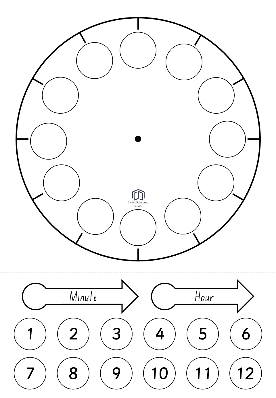 Free O'clock Time Worksheet
