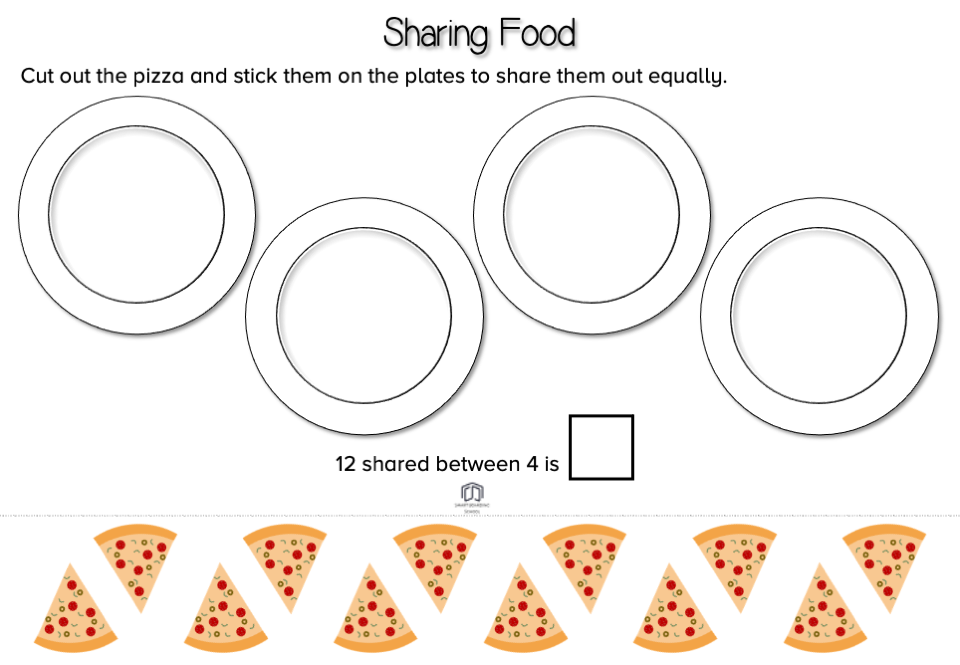 Free Kindergarten Division Printable