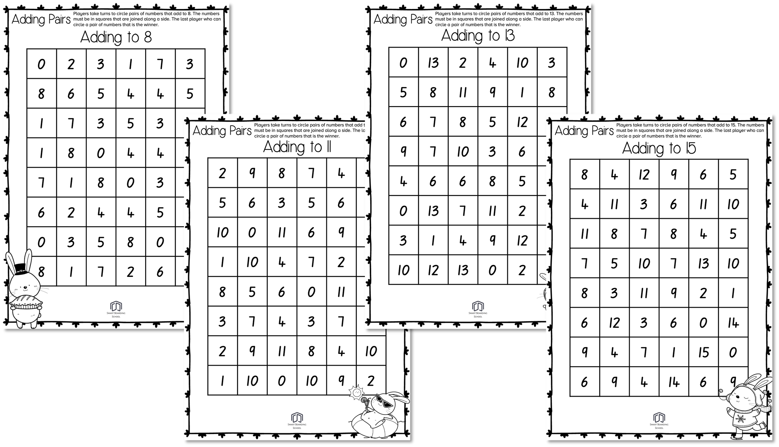 Year 1 Maths Worksheets