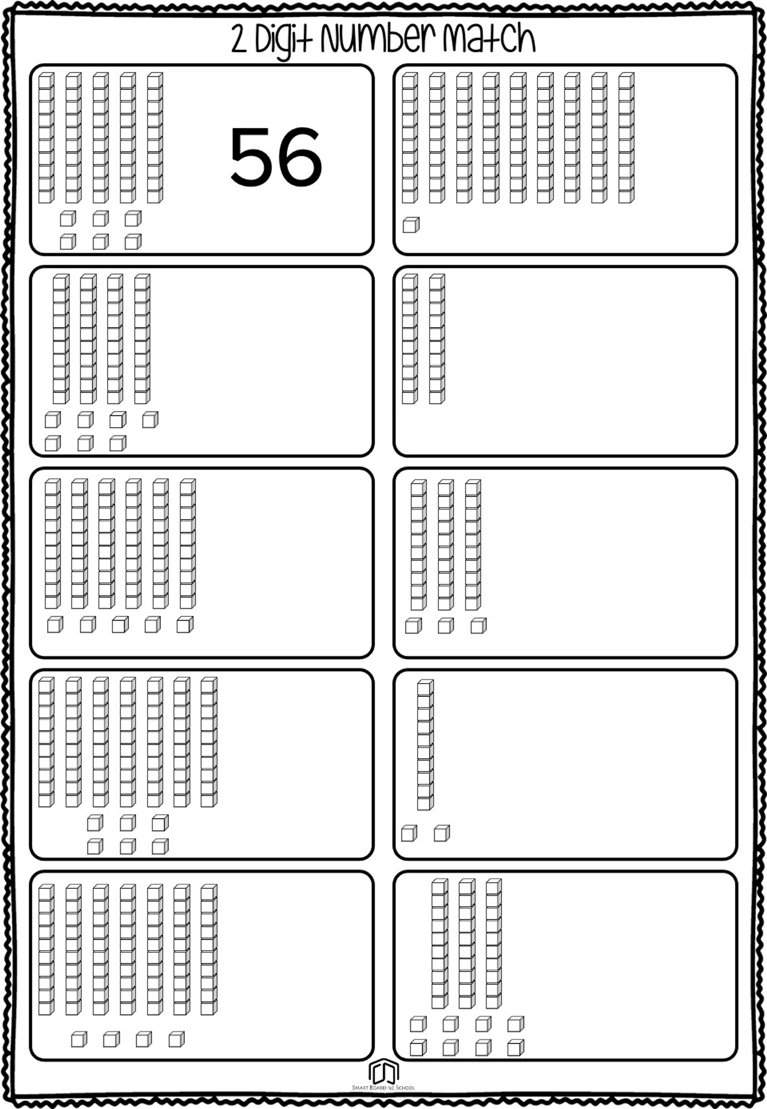 2 Digit Number Worksheet
