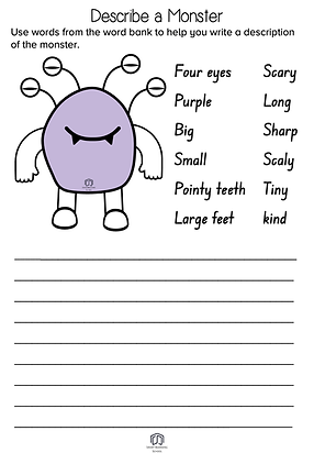 Descriptive Writing for Elementary School