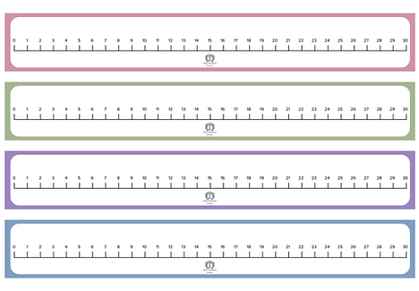 Printable Number Line