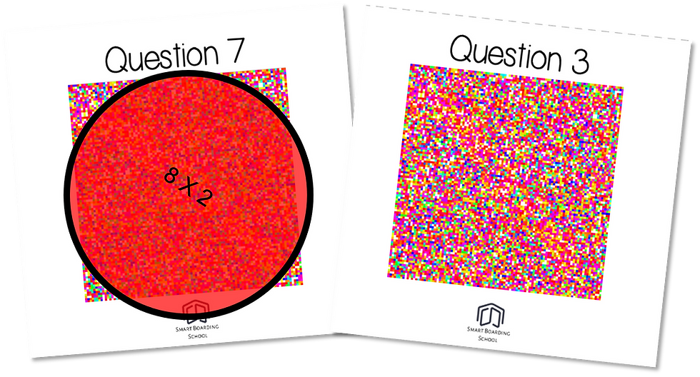 Multiplication Activities - Hidden Times Tables