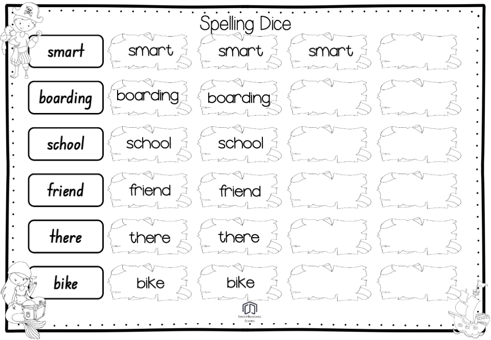 Free Spelling Games for 6 to 8 Year Olds | Smart Boarding School
