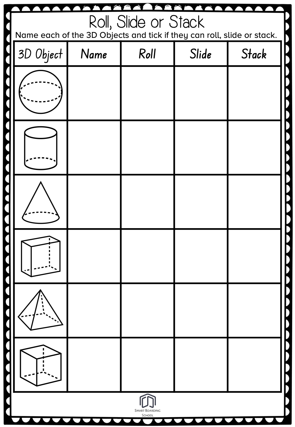 3d Objects Smart Boarding School