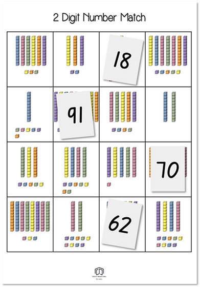 Free 2 Digit Number Printable Activity
