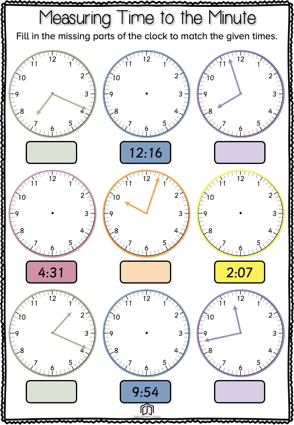 Learn to Tell the Time Watch