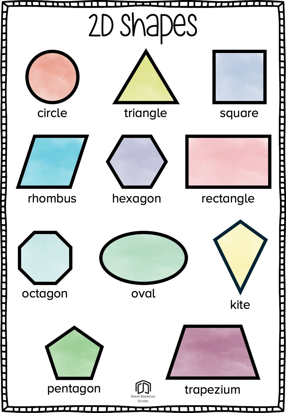 2d Shapes Worksheets