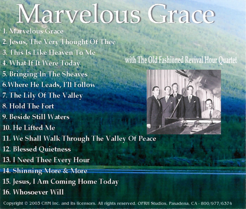Marvelous Grace by The OFRH Quartet | ofrh