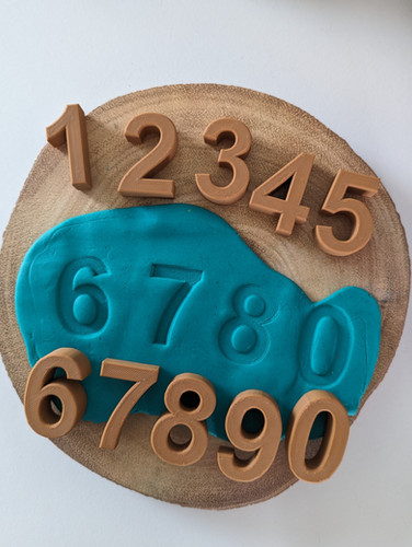 Chunky Number Set | Cairdy Makes