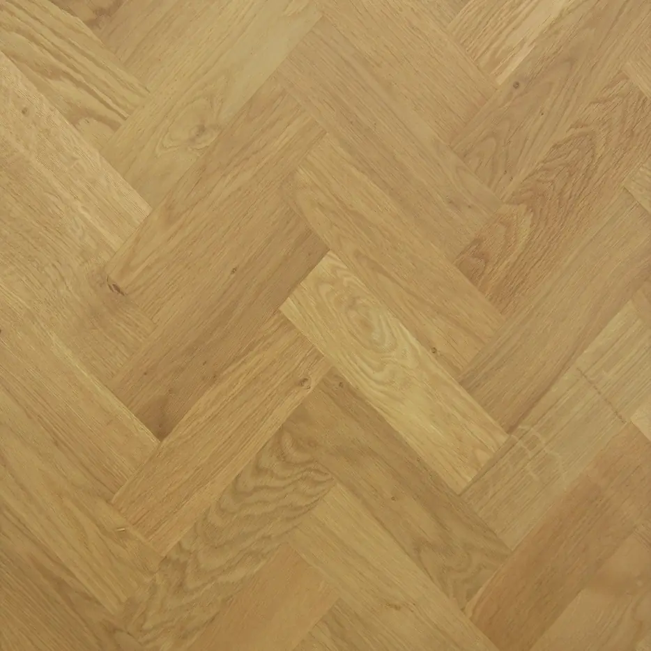 Hardwood Solid Oak Rustic Herringbone Blocks 350 | Bt Flooring Services