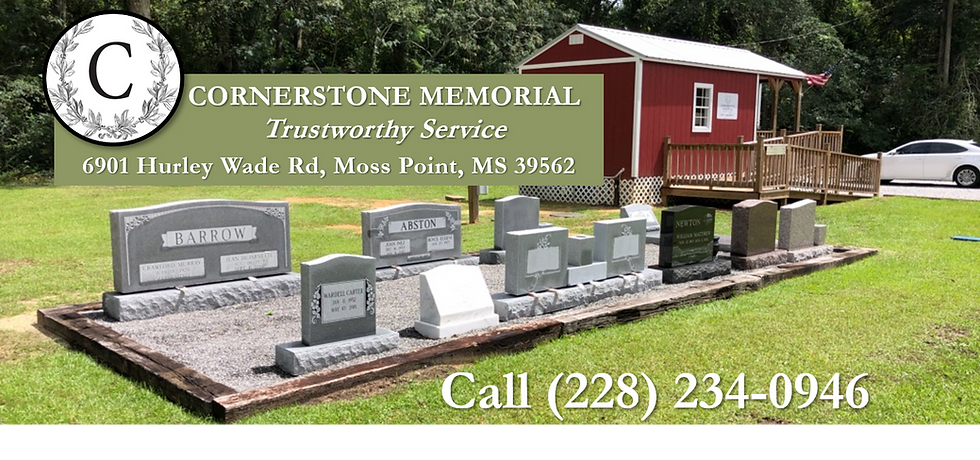 Headstone Momument | Cornerstone Memorial | United States