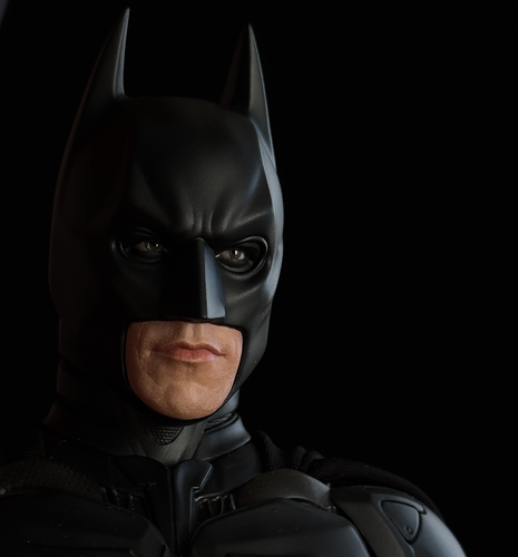 PAINTED - Screen Accurate The Dark Knight Cowl | OT-Customs