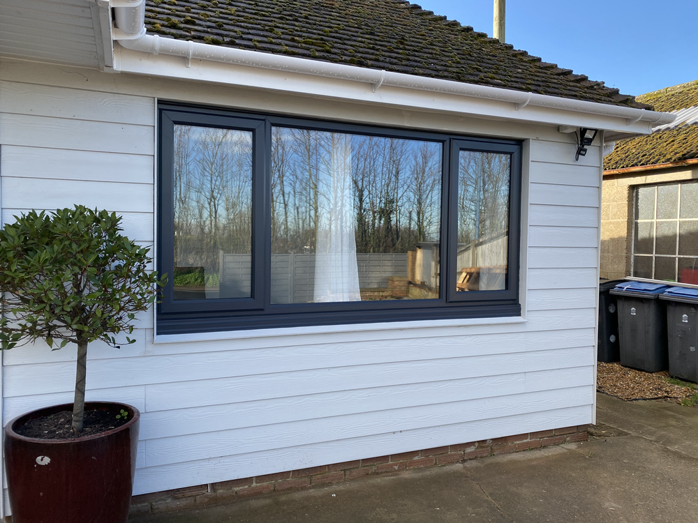 Anthracite Grey Window, Bay and French Doors