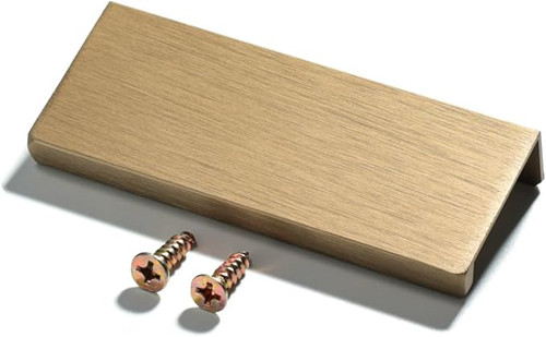 Tirador de aplicar color bronce mate 15cm | Herrajes Delta