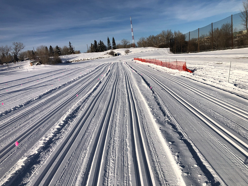 December 2 update: skate lane grooming, teaching grid is in, +8 and ...