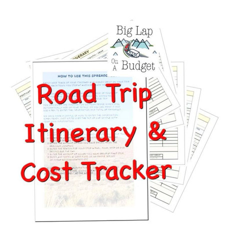 ROAD TRIP ITINERARY & COST TRACKER | Big Lap On A Budget