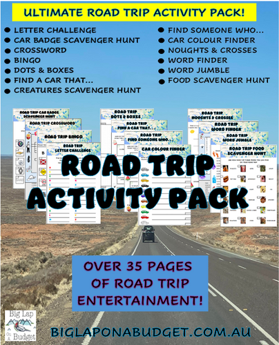 Ultimate Road Trip Activity Pack | Big Lap On A Budget