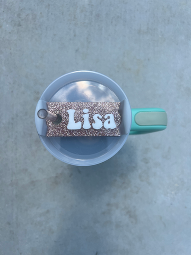 Double Layered Custom Cup Topper | EKG Creations