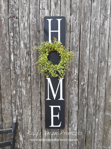 Vertical Home Sign | Kelly's Unique Primitives