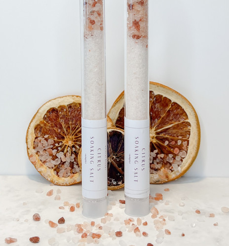 Citrus Soaking Salt Sample | Sugar Spoon Blends