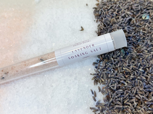 Lavender Soaking Salt Sample | Sugar Spoon Blends