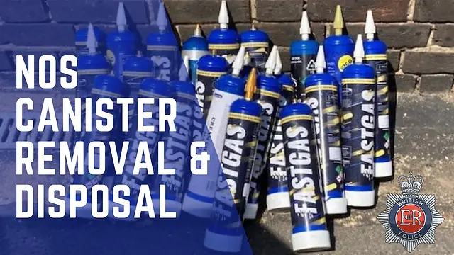 How to dispose of full nitrous oxide gas canisters