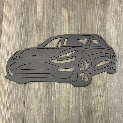 Tesla Model 3 Metal Sign Cutout | Northwest Custom Met
