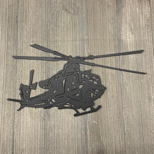 Sky Defender - Cool Military Helicopter Metal Sign | Northwest Custom Met