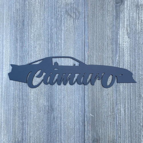 3rd Generation Camaro - 1982-1992 - Metal Sign Cutout | Northwest ...